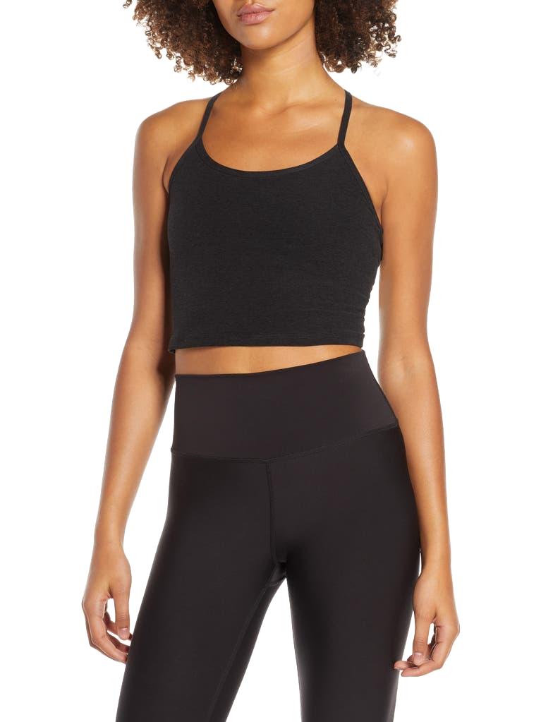 BEYOND YOGA BEYOND YOGA Space Dye Slim Racerback Crop Tank